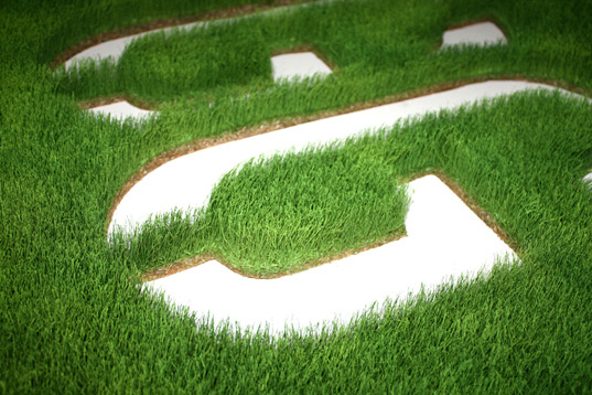 Grassland | Logos, letters and wall design out of genuine grass